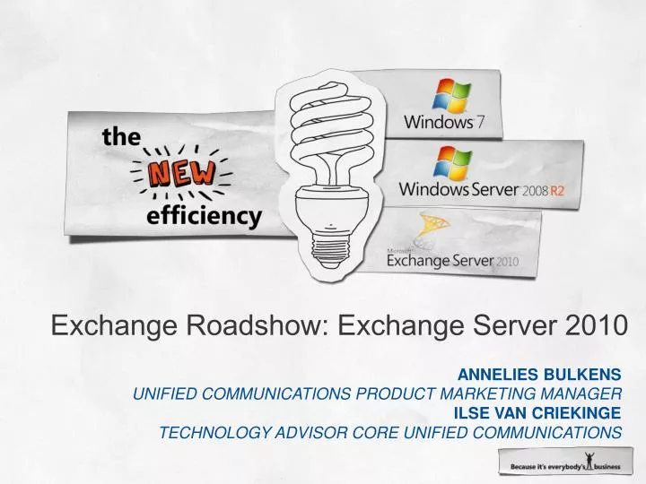 PPT - Exchange Roadshow: Exchange Server 2010 PowerPoint Presentation ...
