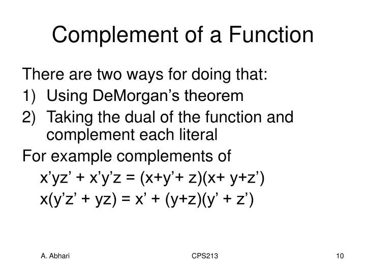 PPT - Chapter 2: Boolean Algebra and Logic Gates PowerPoint ...