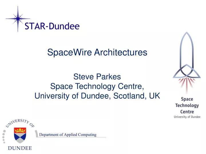 PPT - SpaceWire Architectures PowerPoint Presentation, free download ...