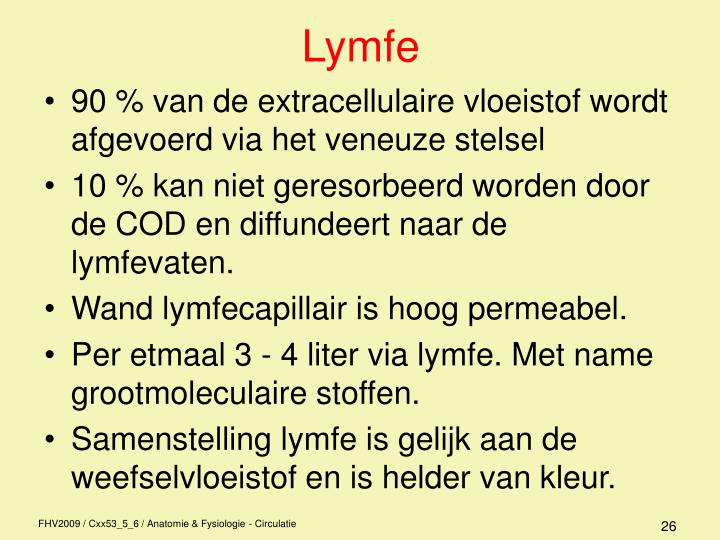 PPT - Anatomie / fysiologie PowerPoint Presentation - ID:868357