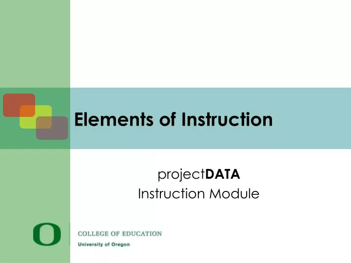 PPT - Elements of Instruction PowerPoint Presentation, free download ...