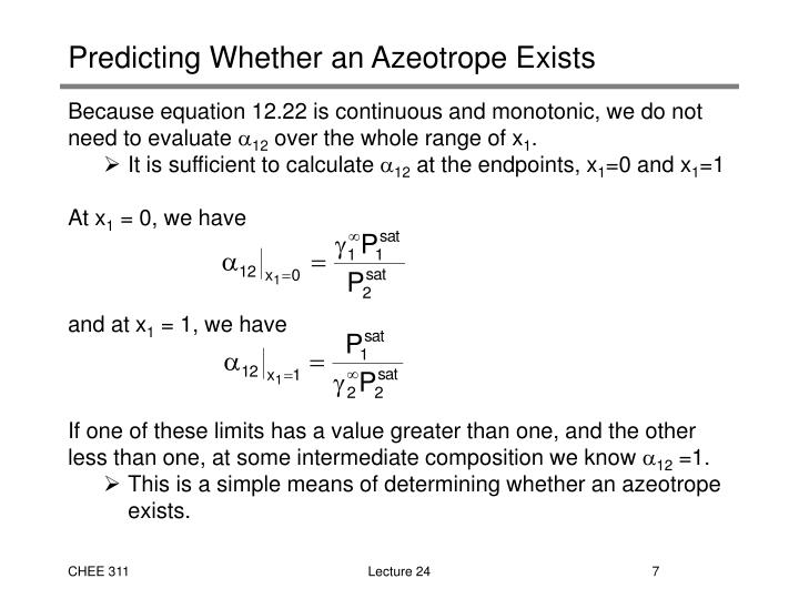 PPT - Azeotropic Mixtures SVNA 10.5 PowerPoint Presentation - ID:869264