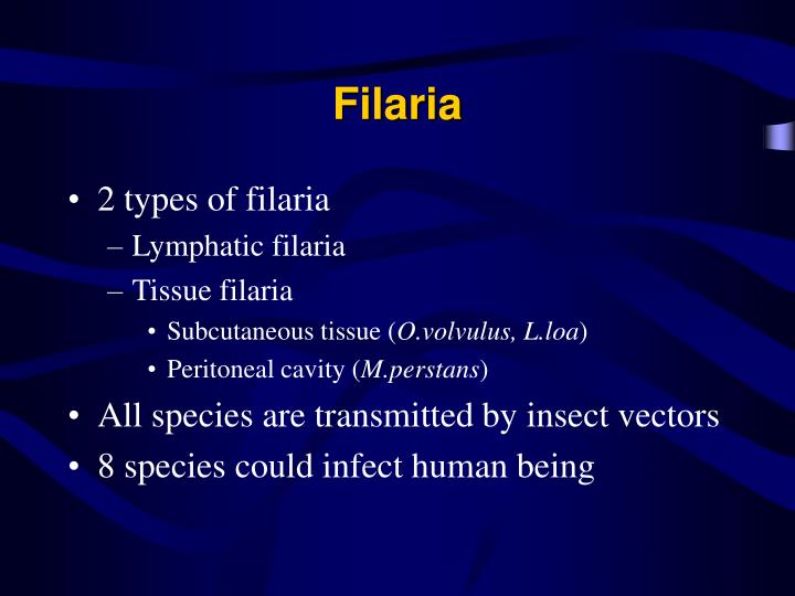 PPT - Tissue and Blood Residing Nematodes PowerPoint Presentation - ID ...