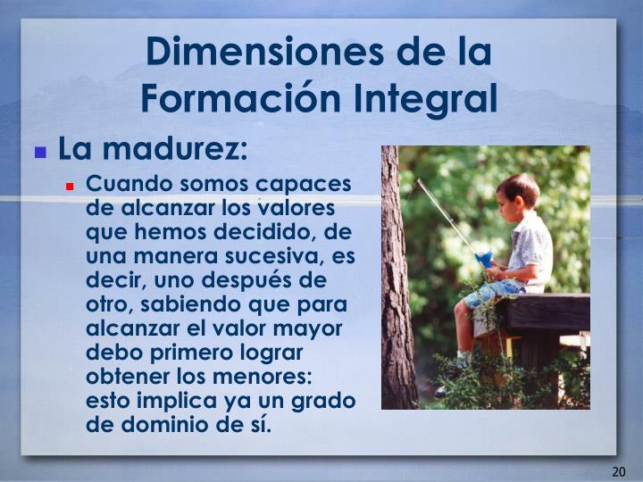 PPT - FORMACIÓN INTEGRAL PowerPoint Presentation - ID:869507