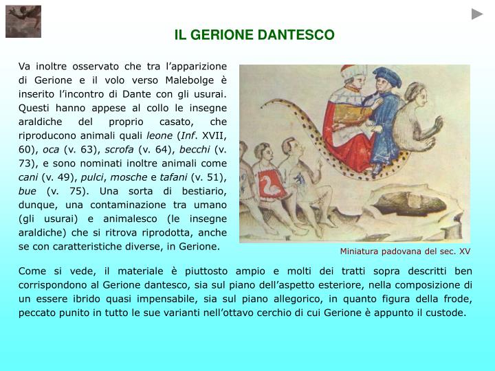 PPT - DANTE E GERIONE NELLA DIVINA COMMEDIA PowerPoint Presentation ...
