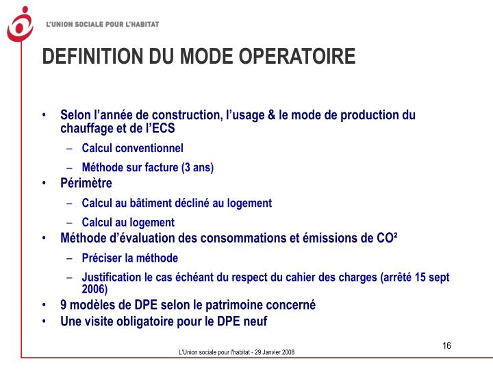 PPT - Les Organismes HLM et les DPE PowerPoint Presentation - ID:870271