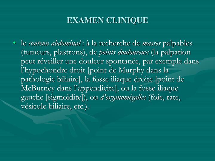 PPT - SEMIOLOGIE DE L’APPAREIL DIGESTIF PowerPoint Presentation - ID:870773