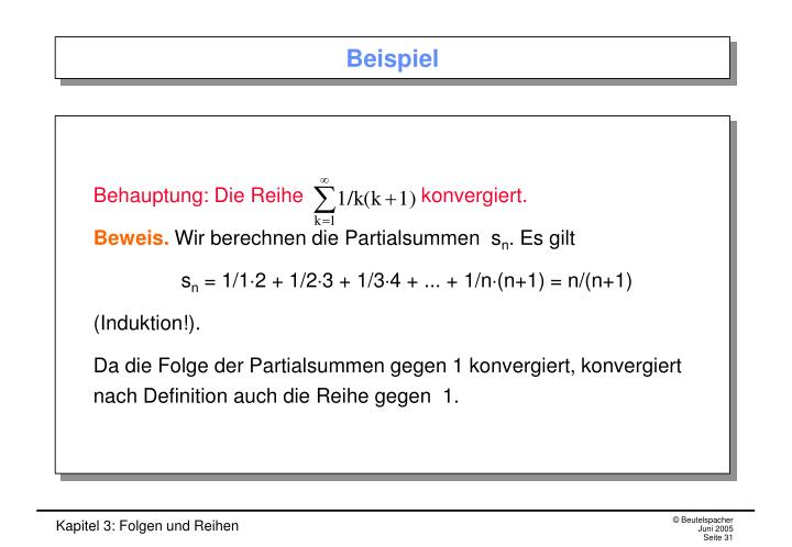 PPT - Kapitel 4 Folgen und Reihen PowerPoint Presentation - ID:871030