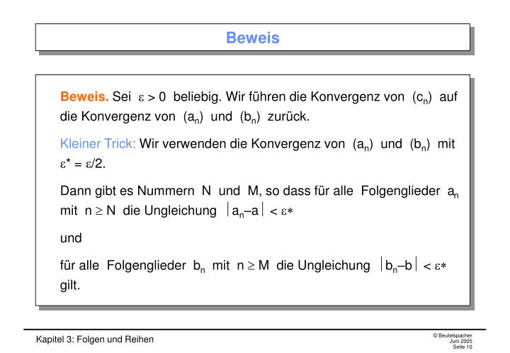 PPT - Kapitel 4 Folgen und Reihen PowerPoint Presentation - ID:871030