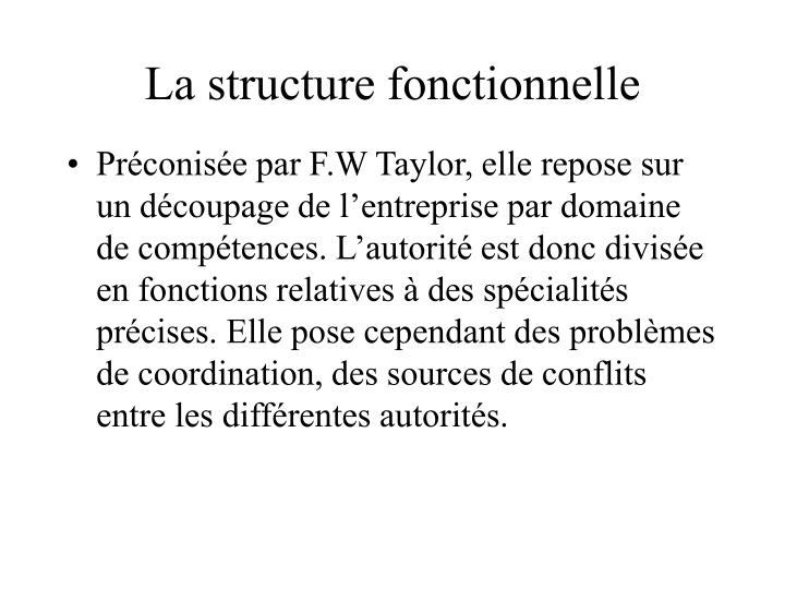 PPT - Les structures d’organisation PowerPoint Presentation - ID:871204