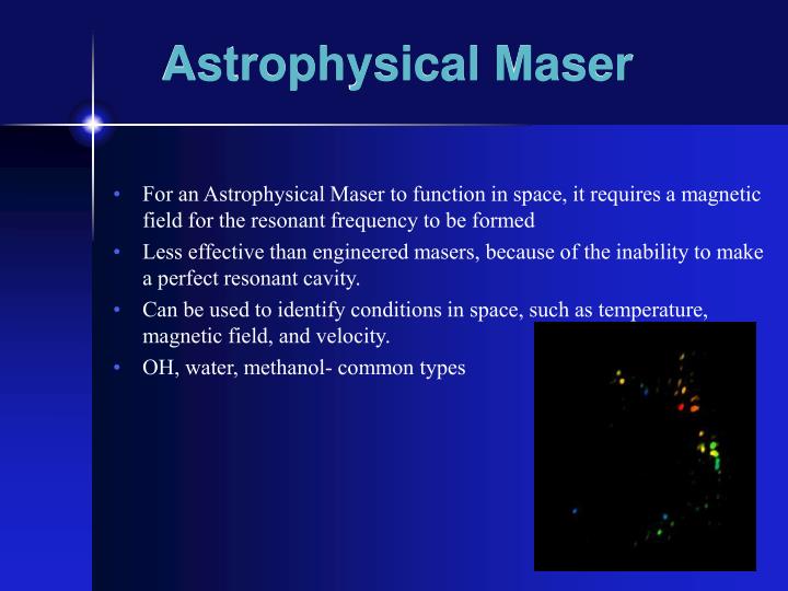 PPT - Masers (Microwave Amplification by Stimulated Emission of ...