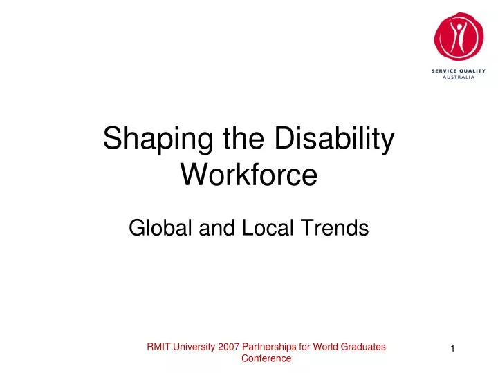 PPT - Shaping the Disability Workforce PowerPoint Presentation, free ...