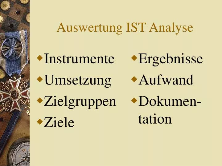 PPT - Auswertung IST Analyse PowerPoint Presentation, free download ...