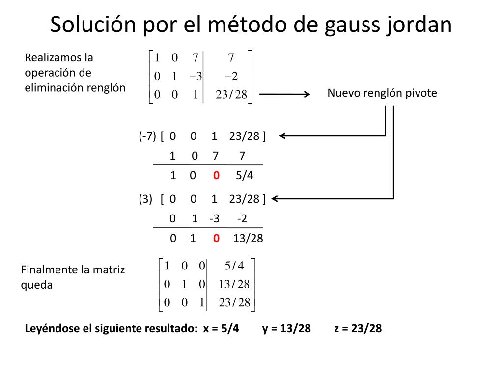 PPT - Ejemplo de solución de sistemas de ecuaciones por el método de ... PPT - Ejemplo de solución de sistemas de ecuaciones por el método de ...