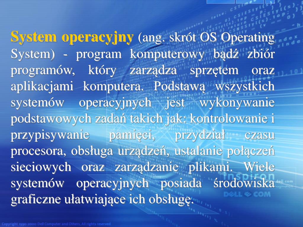 PPT - SYSTEMY OPERACYJNE Wykład 4 PowerPoint Presentation, free ...
