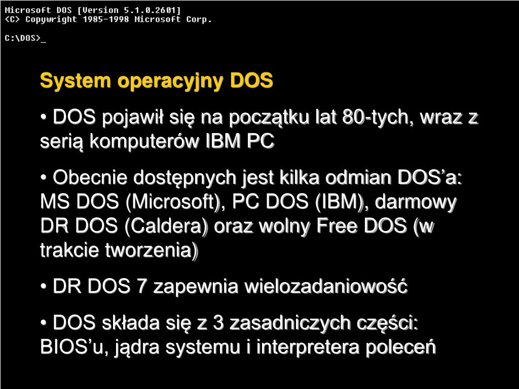 PPT - SYSTEMY OPERACYJNE Wykład 4 PowerPoint Presentation, free ...