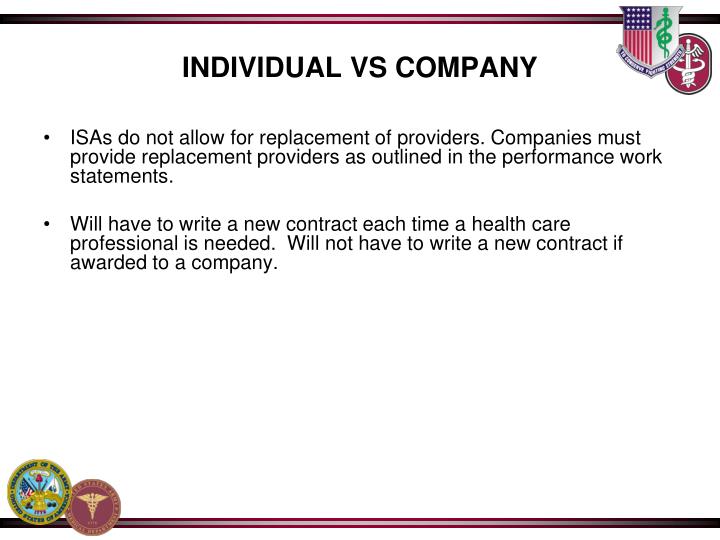 PPT - INDIVIDUAL SET-ASIDE CONTRACTS (ISA) PowerPoint Presentation - ID ...