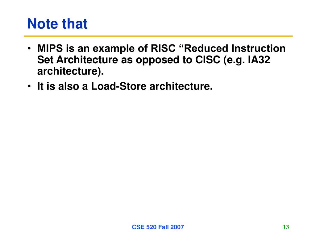 Ppt Cse 520 Advanced Computer Architecture Lec 2 Introduction Powerpoint Presentation Id 6413