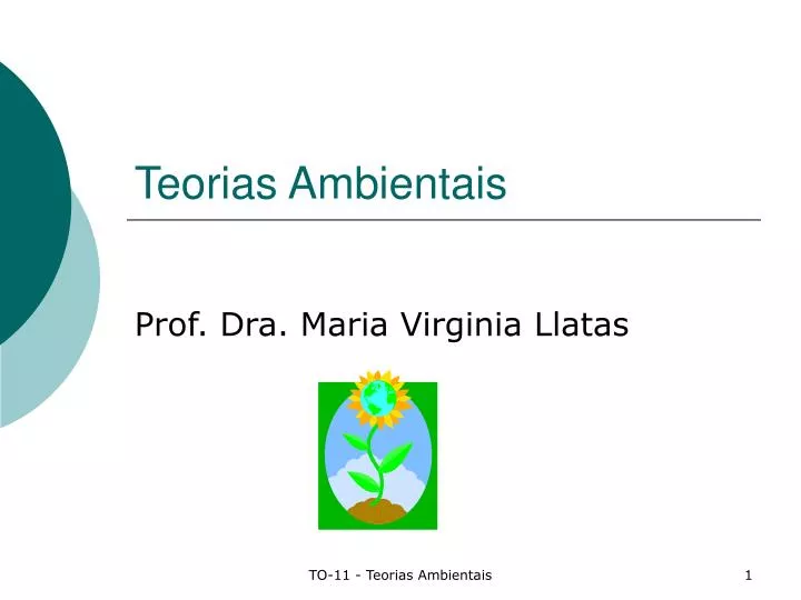 PPT - Teorias Ambientais PowerPoint Presentation, free download - ID:877525