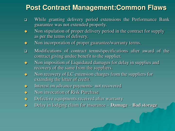 PPT - CONTRACT MANAGEMENT PowerPoint Presentation - ID:878031