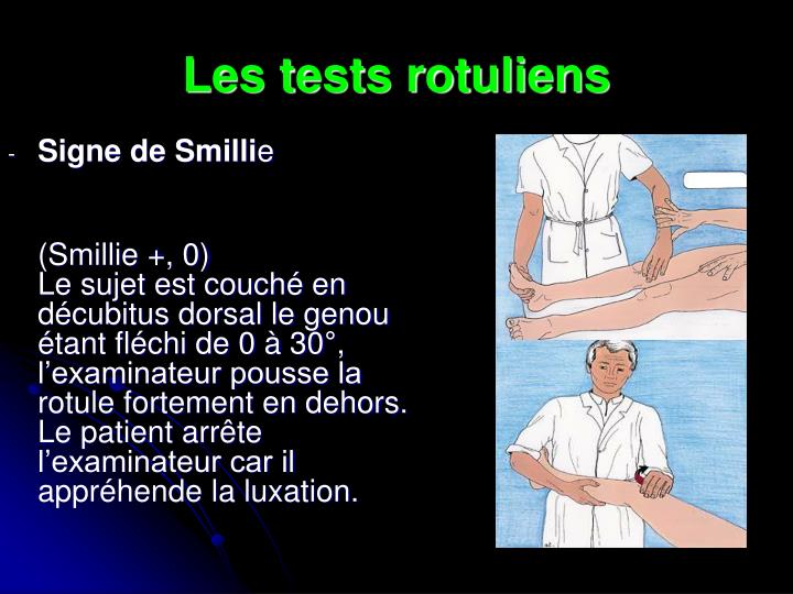PPT - Examen du genou PowerPoint Presentation - ID:878689