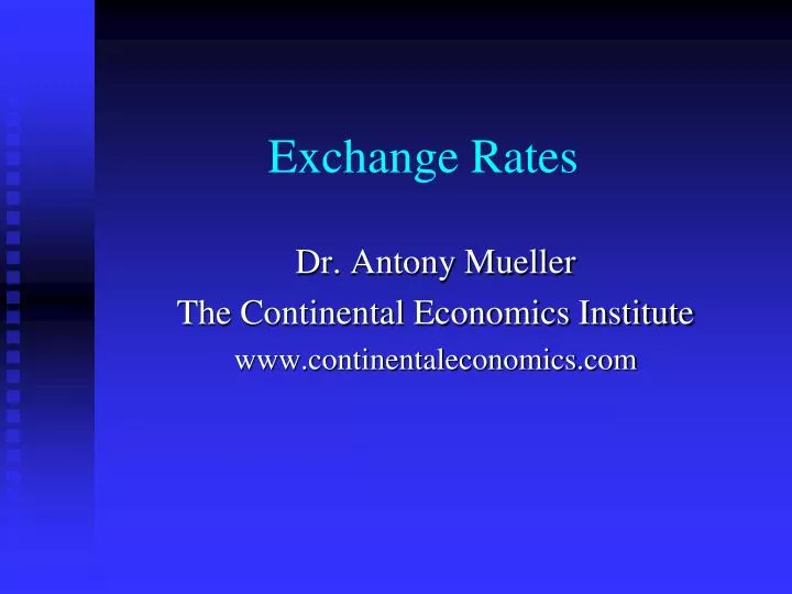 PPT - Exchange Rates PowerPoint Presentation, free download - ID:878832