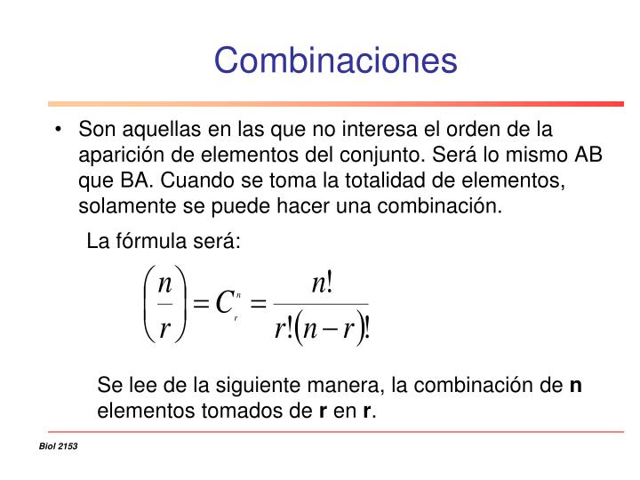 PPT - Análisis Combinatorio PowerPoint Presentation - ID:879654