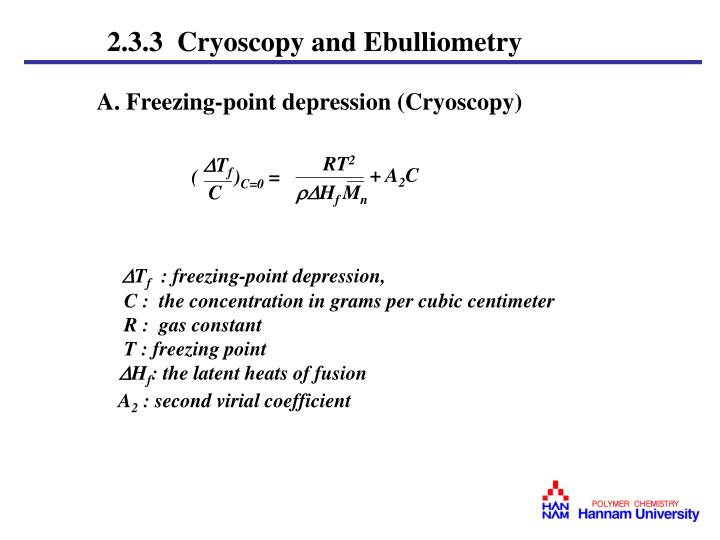 PPT - Chapter 2. Molecular Weight and Polymer Solutions PowerPoint ...