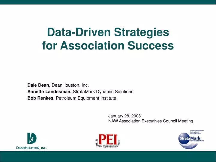 PPT - Data-Driven Strategies for Association Success PowerPoint ...