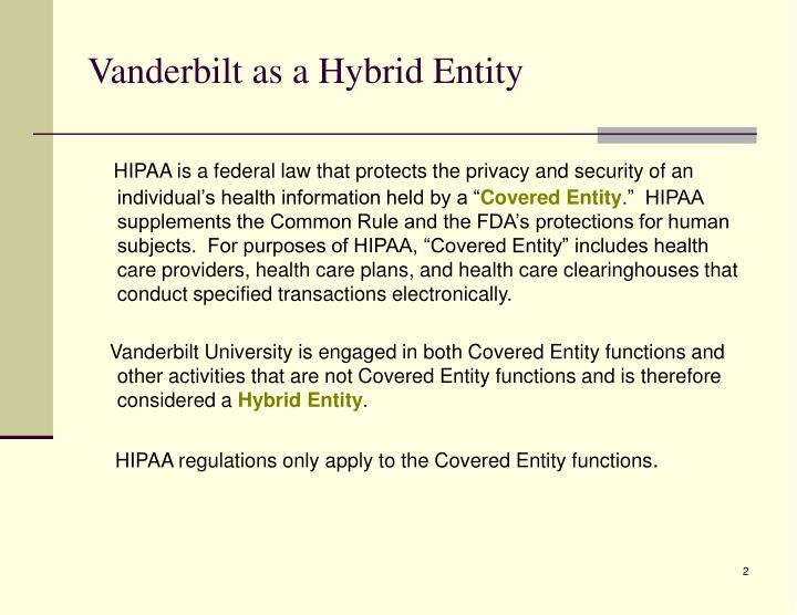 PPT - VUMC Confidentiality Policy and HIPAA Implications for Clinical ...