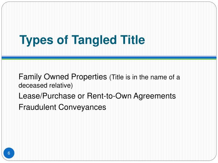 PPT - Tangled Title and Deed Fraud How to Protect Yourself and Your ...
