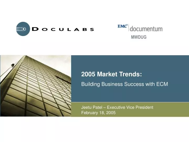PPT - 2005 Market Trends: PowerPoint Presentation, free download - ID ...