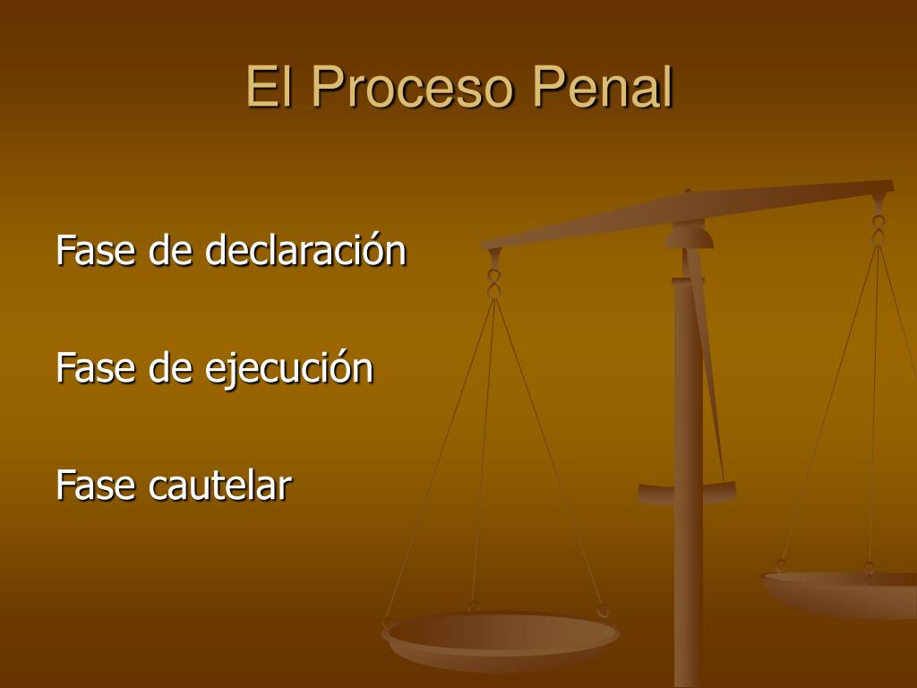 Ppt Derecho Procesal Penal EspaÑol Powerpoint Presentation Free