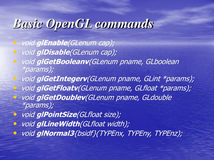 PPT - What is OpenGL PowerPoint Presentation - ID:880934