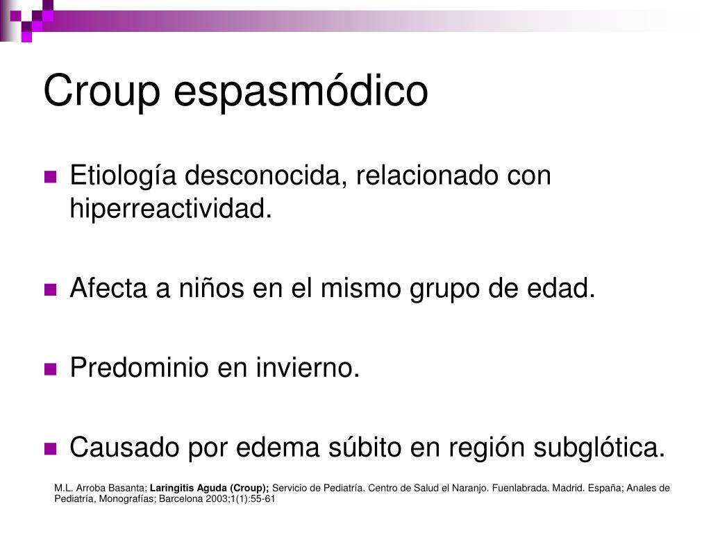 PPT - Laringotraqueítis, Epiglotítis y Bronquiolítis. PowerPoint ...