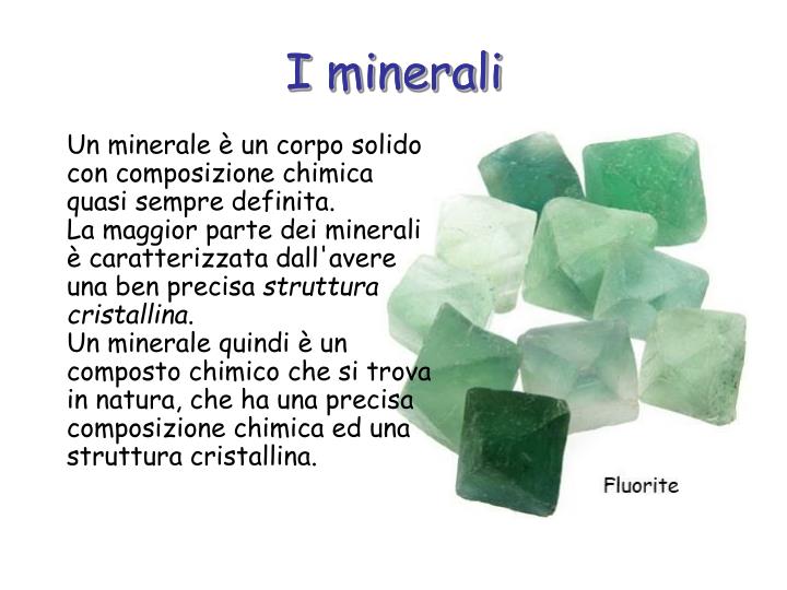 PPT - Le Rocce e i Minerali PowerPoint Presentation - ID:882504