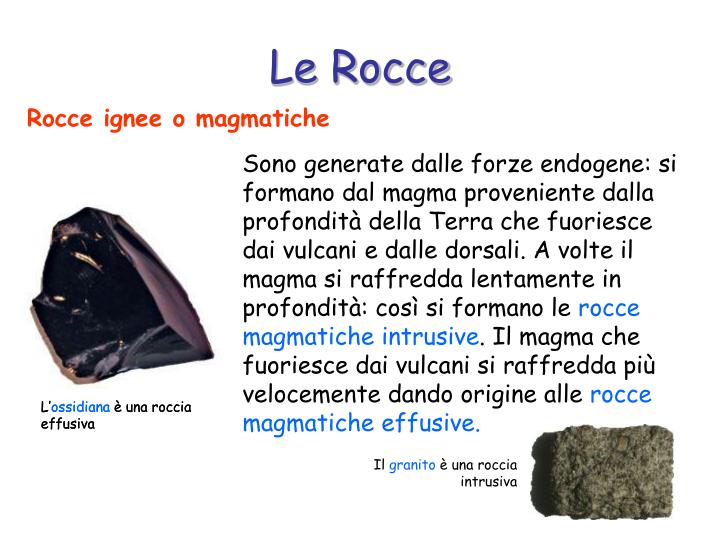 PPT - Le Rocce e i Minerali PowerPoint Presentation - ID:882504