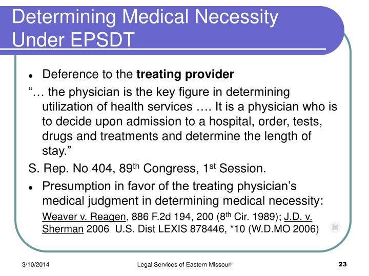 PPT - Medicaid and EPSDT: Brief Overview PowerPoint Presentation - ID:88289