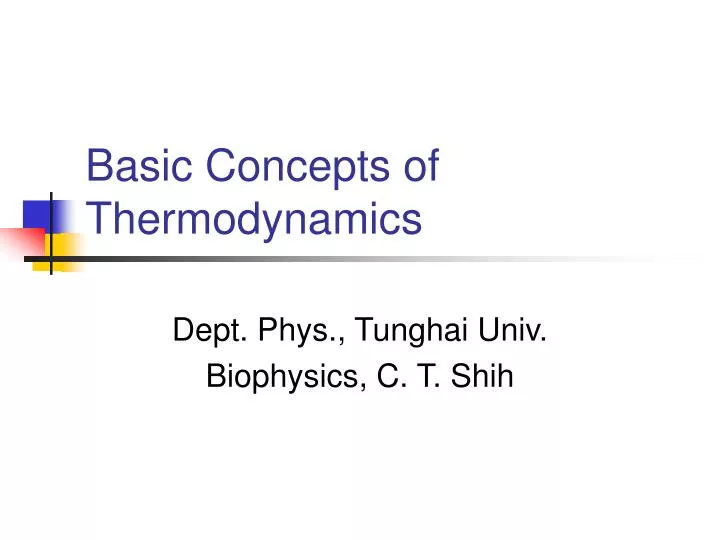 PPT - Basic Concepts of Thermodynamics PowerPoint Presentation, free ...
