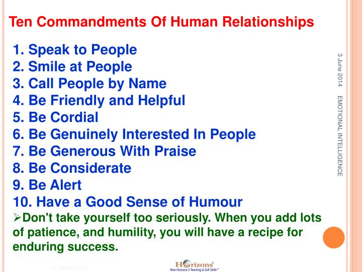 PPT - Welcome To EMOTIONAL INTELLIGENCE TRAINING PowerPoint ...