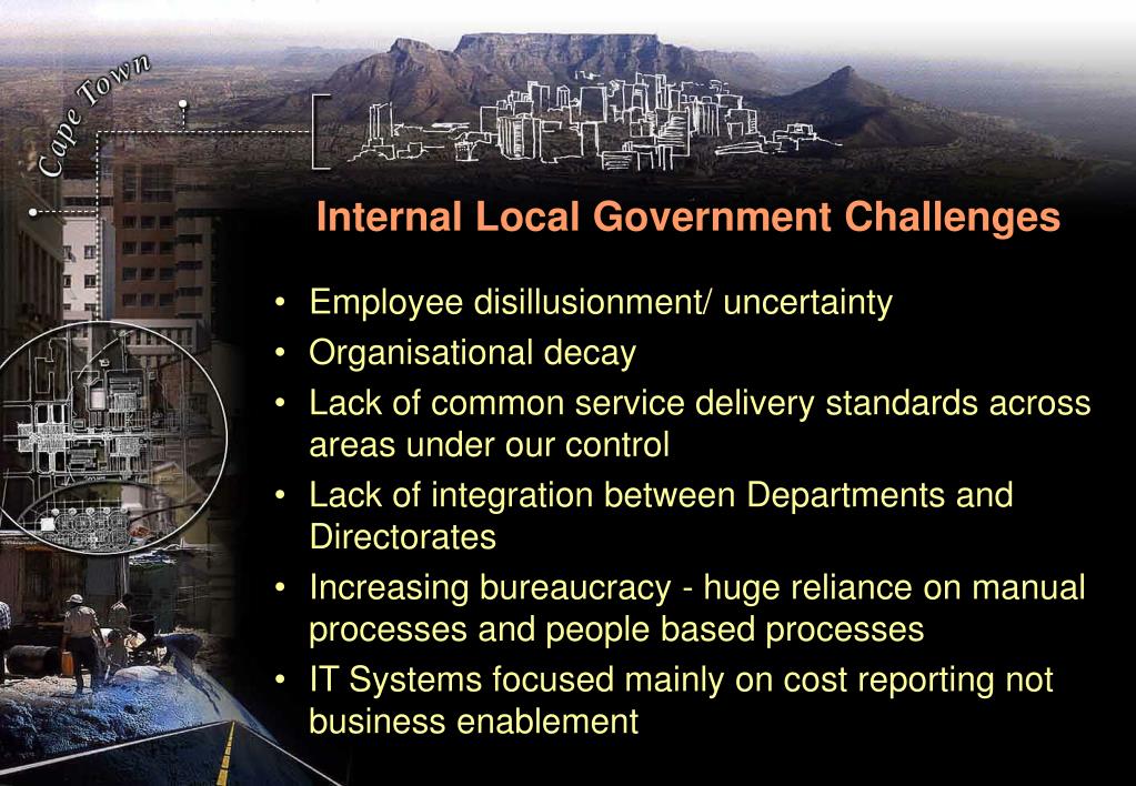 PPT - Transforming local government with an IT enabled strategy - Cape ...