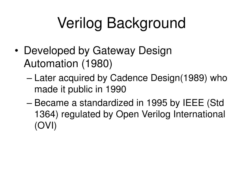 PPT - Verilog VS VHDL PowerPoint Presentation, free download - ID:883997 PPT - Verilog VS VHDL PowerPoint Presentation, free download - ID:883997