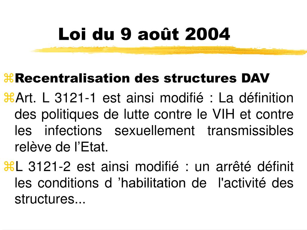 PPT - Organisation de la lutte contre le VIH et les IST en France 2006 PowerPoint Presentation ...