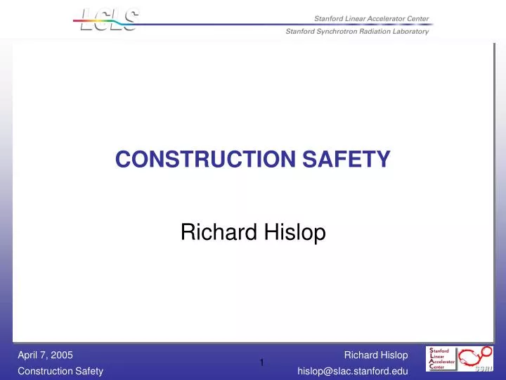 PPT - CONSTRUCTION SAFETY PowerPoint Presentation, free download - ID ...
