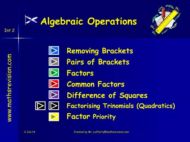 Ppt Algebraic Operations Powerpoint Presentation Free Download Id