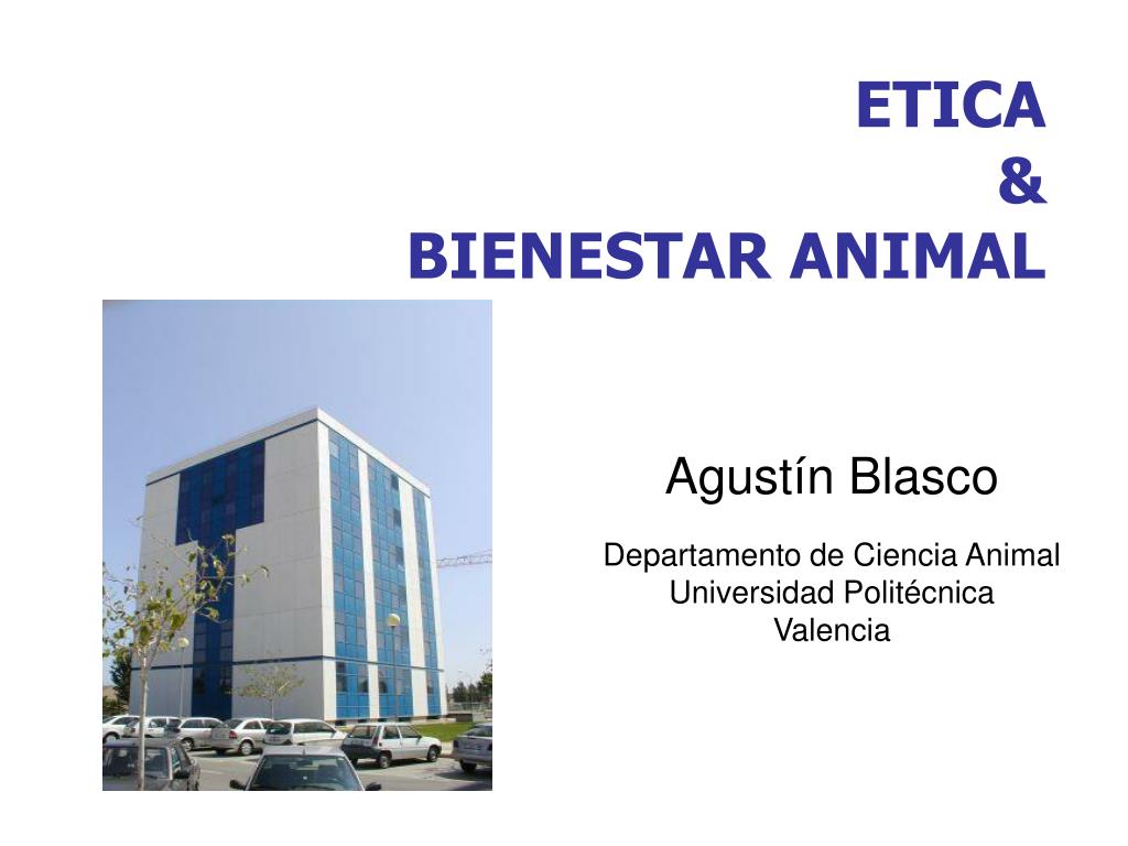 PPT - ETICA & BIENESTAR ANIMAL PowerPoint Presentation, free download ...