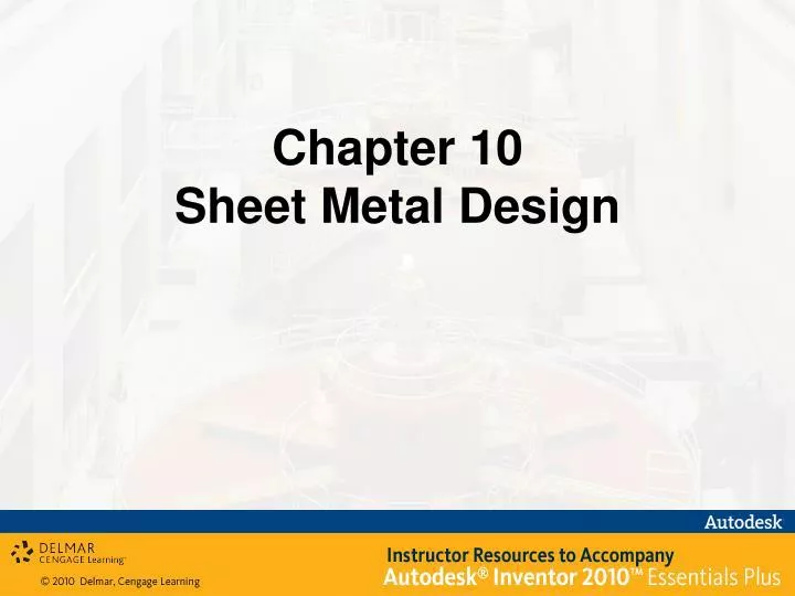 PPT - Chapter 10 Sheet Metal Design PowerPoint Presentation, free ...