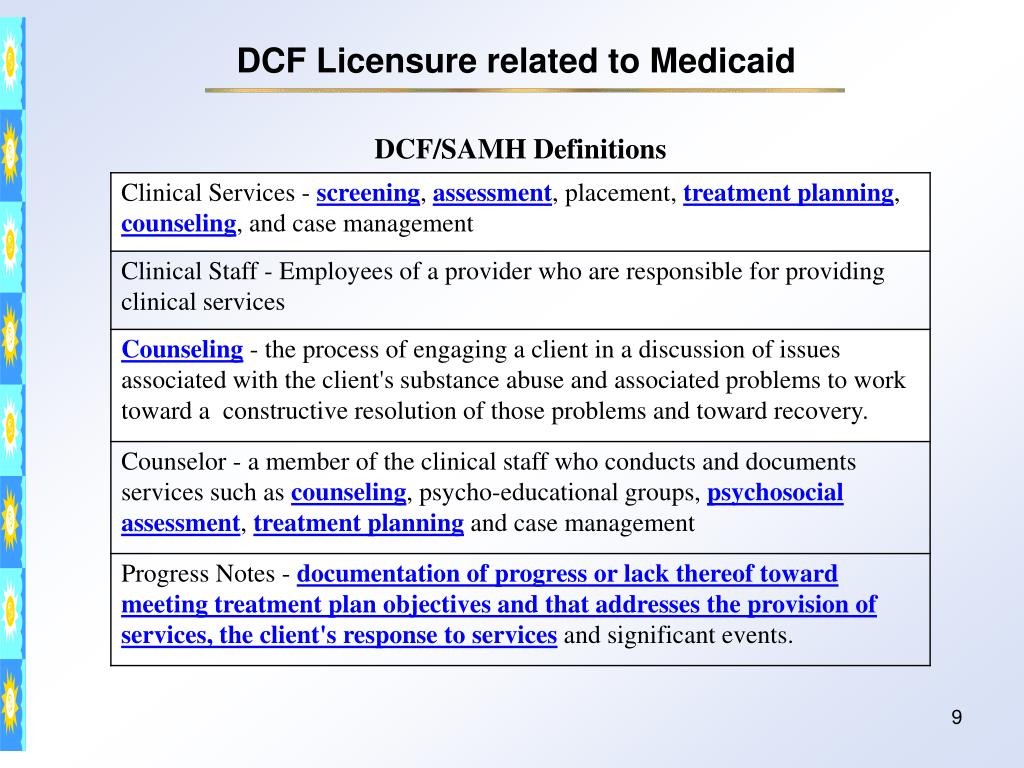 PPT - Medicaid Made Friendly for Substance Abuse Treatment Providers ...