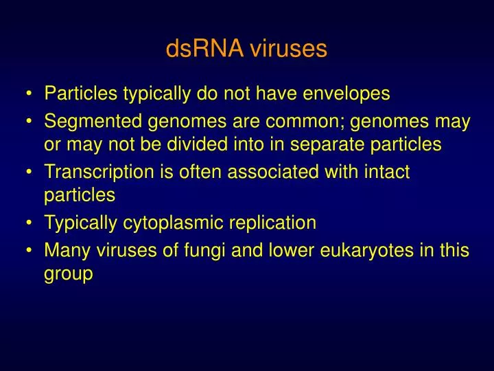 PPT - dsRNA viruses PowerPoint Presentation, free download - ID:888014