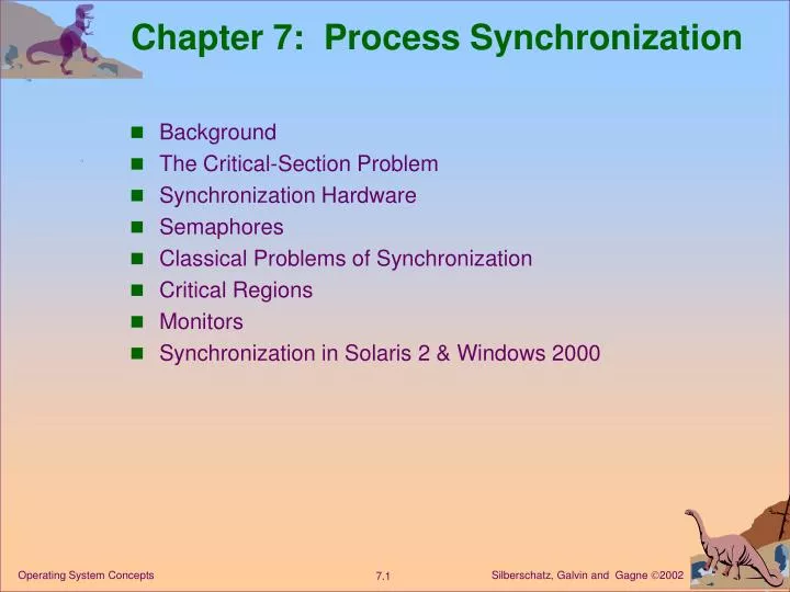 PPT - Chapter 7: Process Synchronization PowerPoint Presentation, free ...
